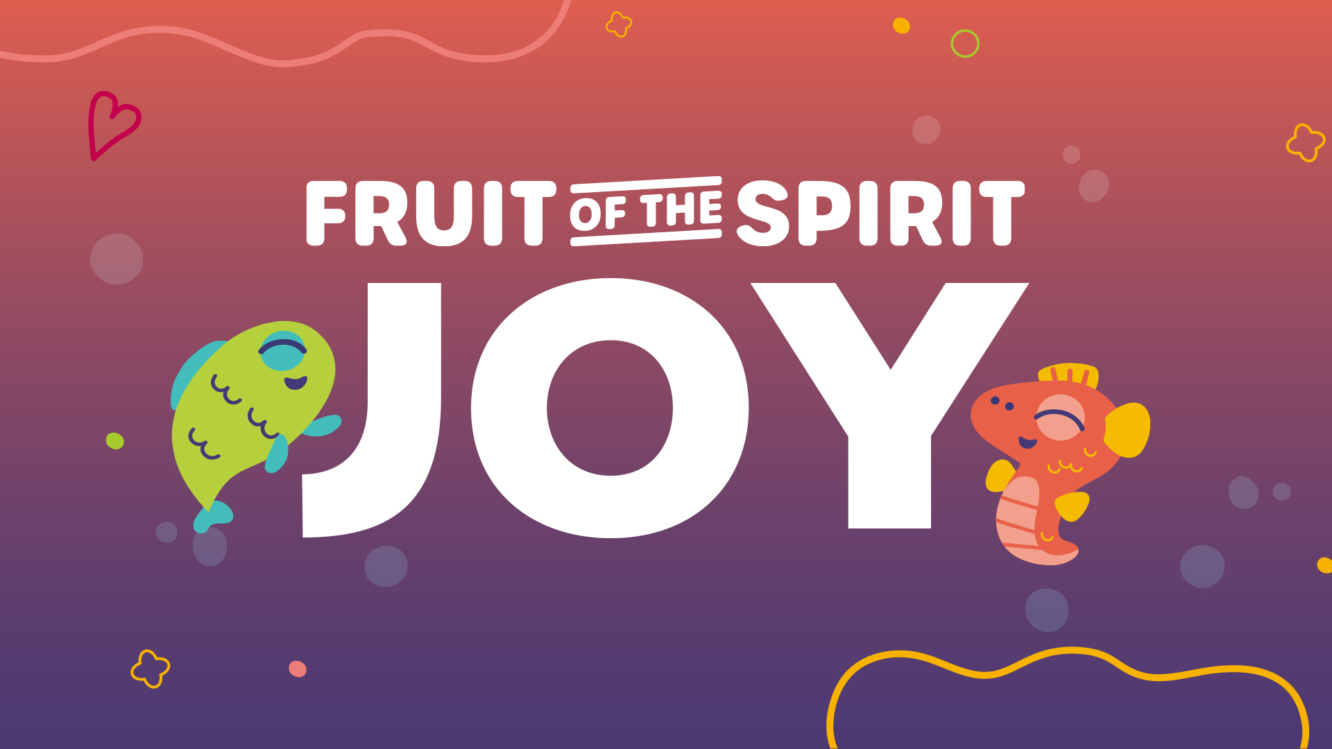 Fruit Of The Spirit Joy Minno Kids